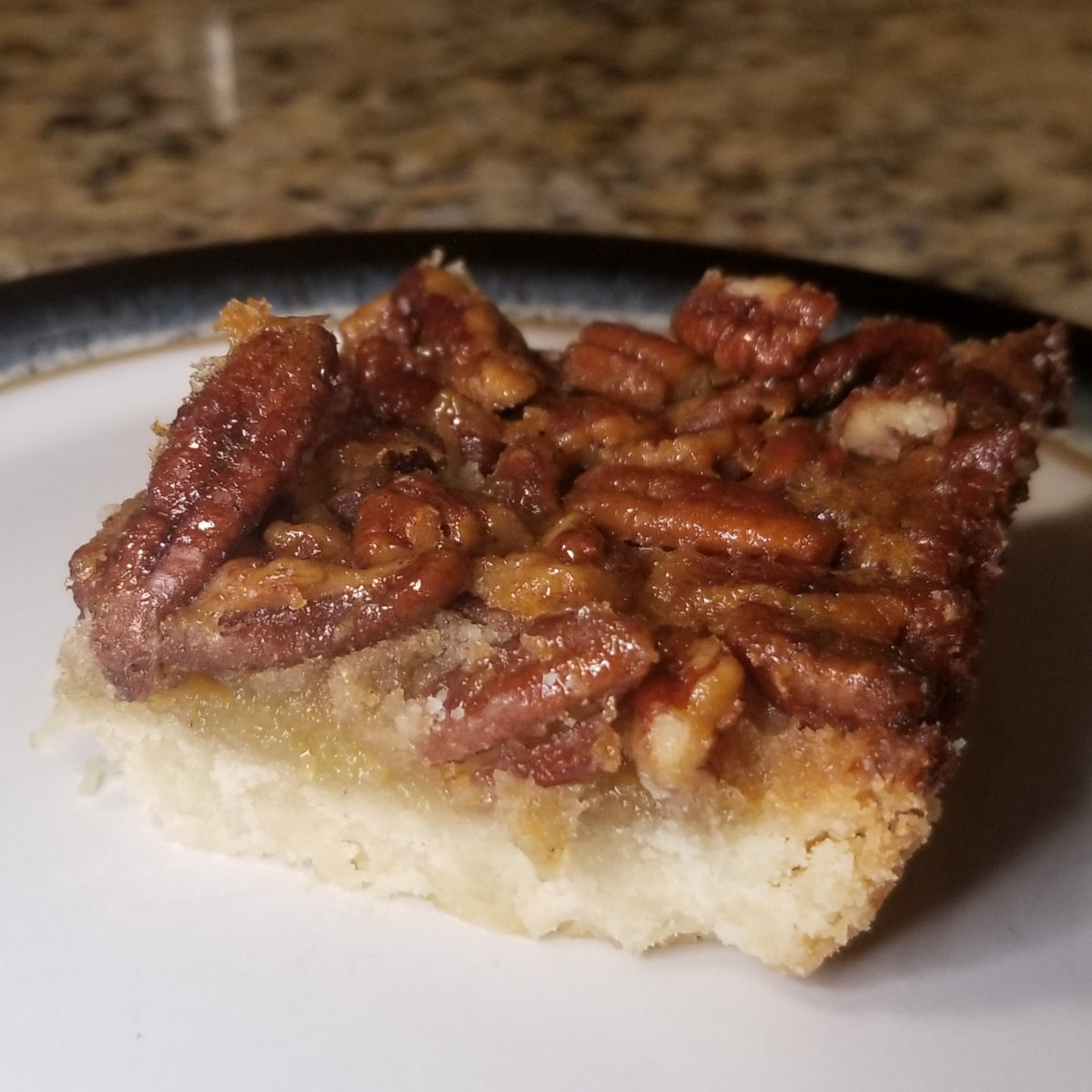 Pecan Bars With Shortbread Crust - Avidly Ravenous